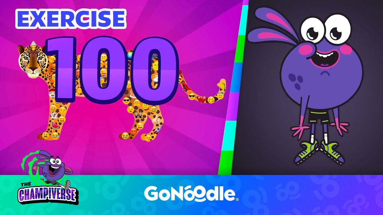 Let's Skip to 100! - Learn to Count | Activities For Kids | GoNoodle ...