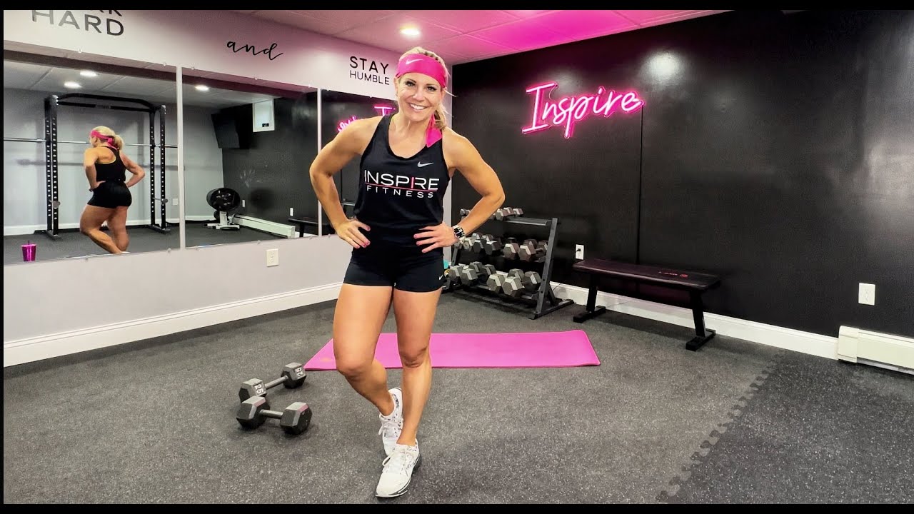 Fit Over 40! Upper Body w/ HIIT Finisher - YouTube