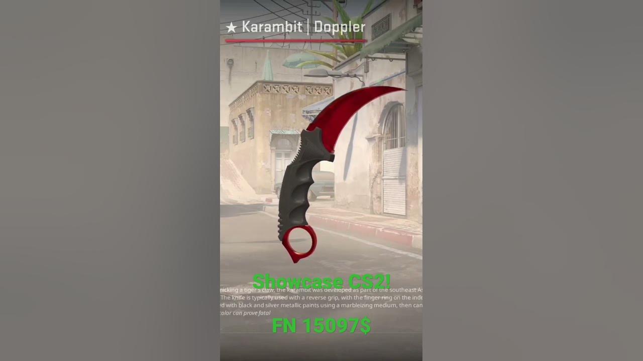 Karambit Knife Doppler Ruby In Counter Strike 2 🔫🔥 Cs2 Counterstrike