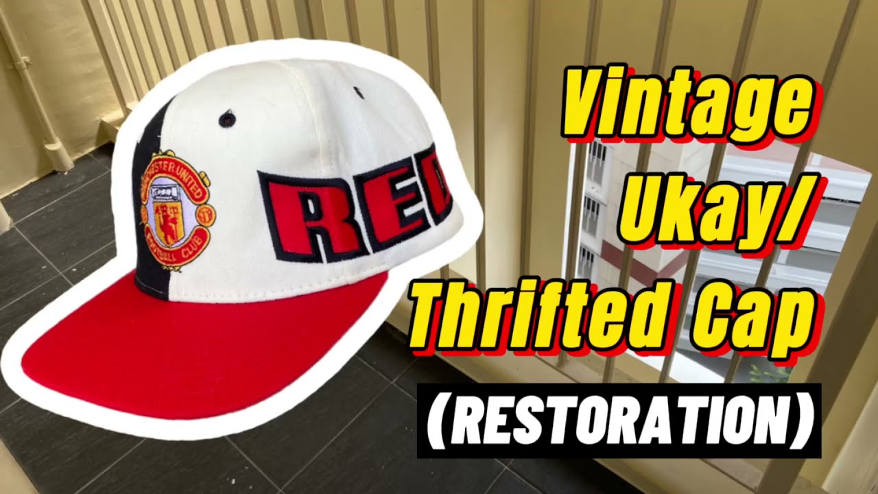 Vintage Cap Restoration (Ukay / Thrift) - YouTube