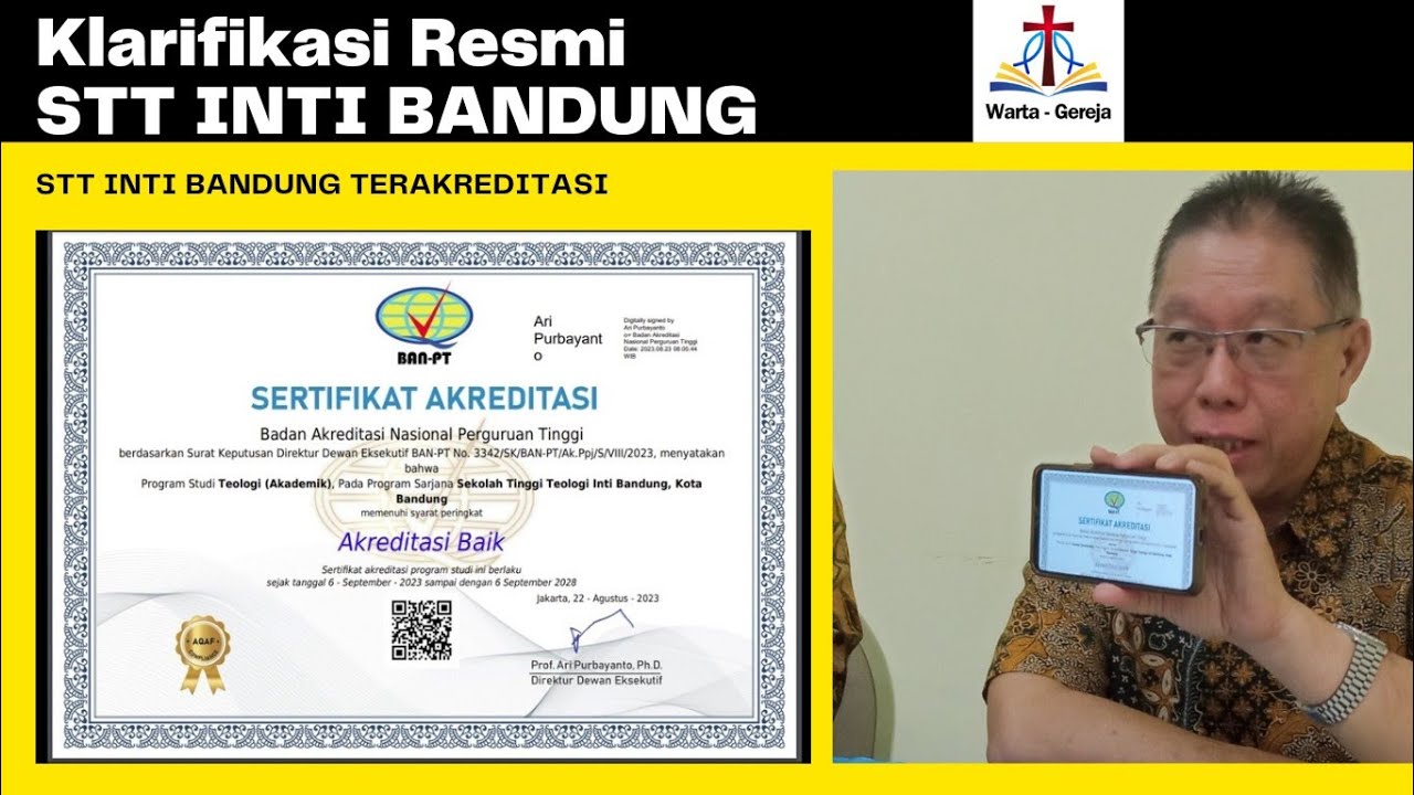 STT INTI BANDUNG TERAKREDITASI, Begini Penjelasan Resminya - YouTube