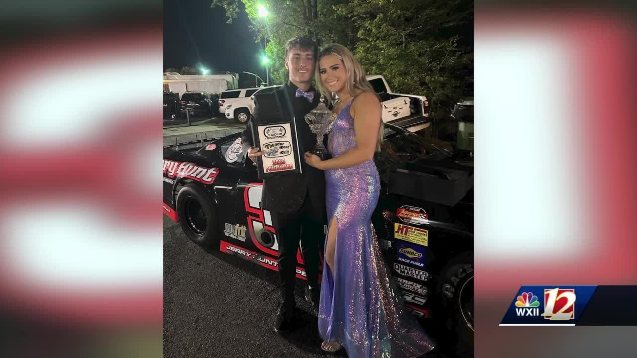 Oak Grove High senior wins Bowman Gray race and attends prom - YouTube