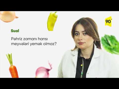 Pəhriz zamanı hansı meyvələri yemək olmaz?