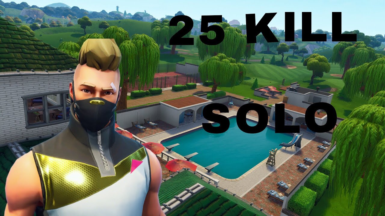 RECORDS 25 KILL EN SOLO FORTNITE BATTLE ROYAL - YouTube