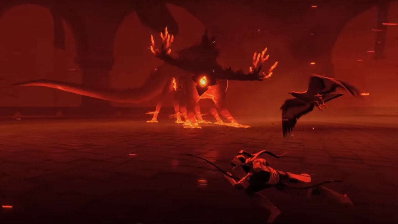 The Pathless - First Boss | PS5 Gameplay - YouTube