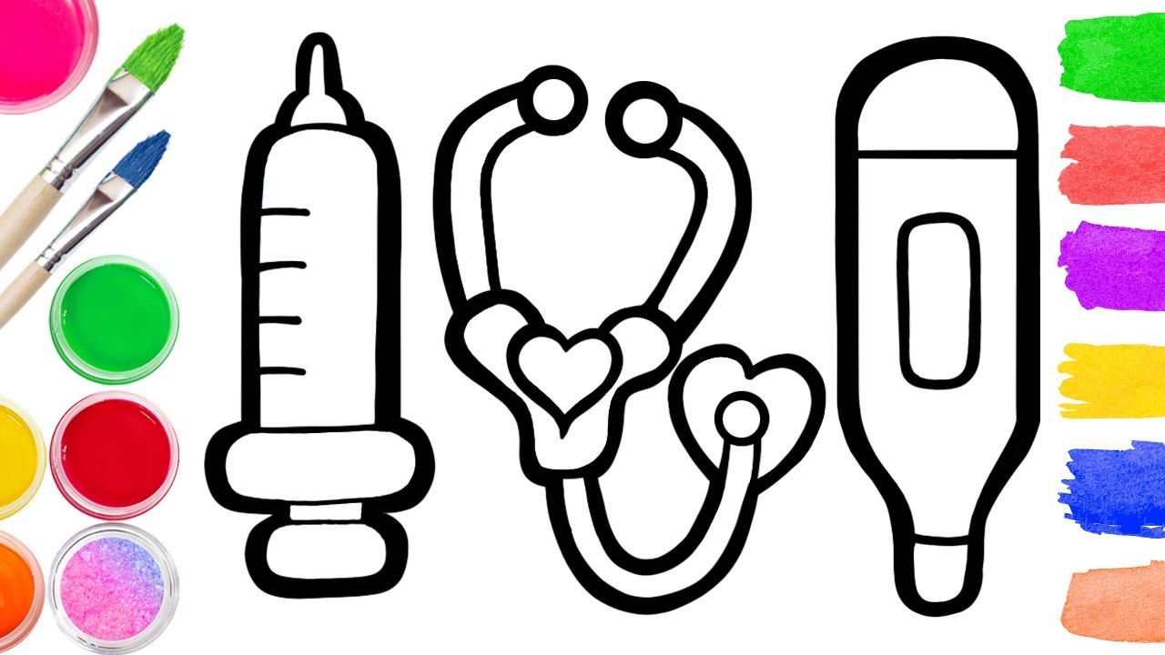 Drawing and Coloring Doctor Kit - YouTube
