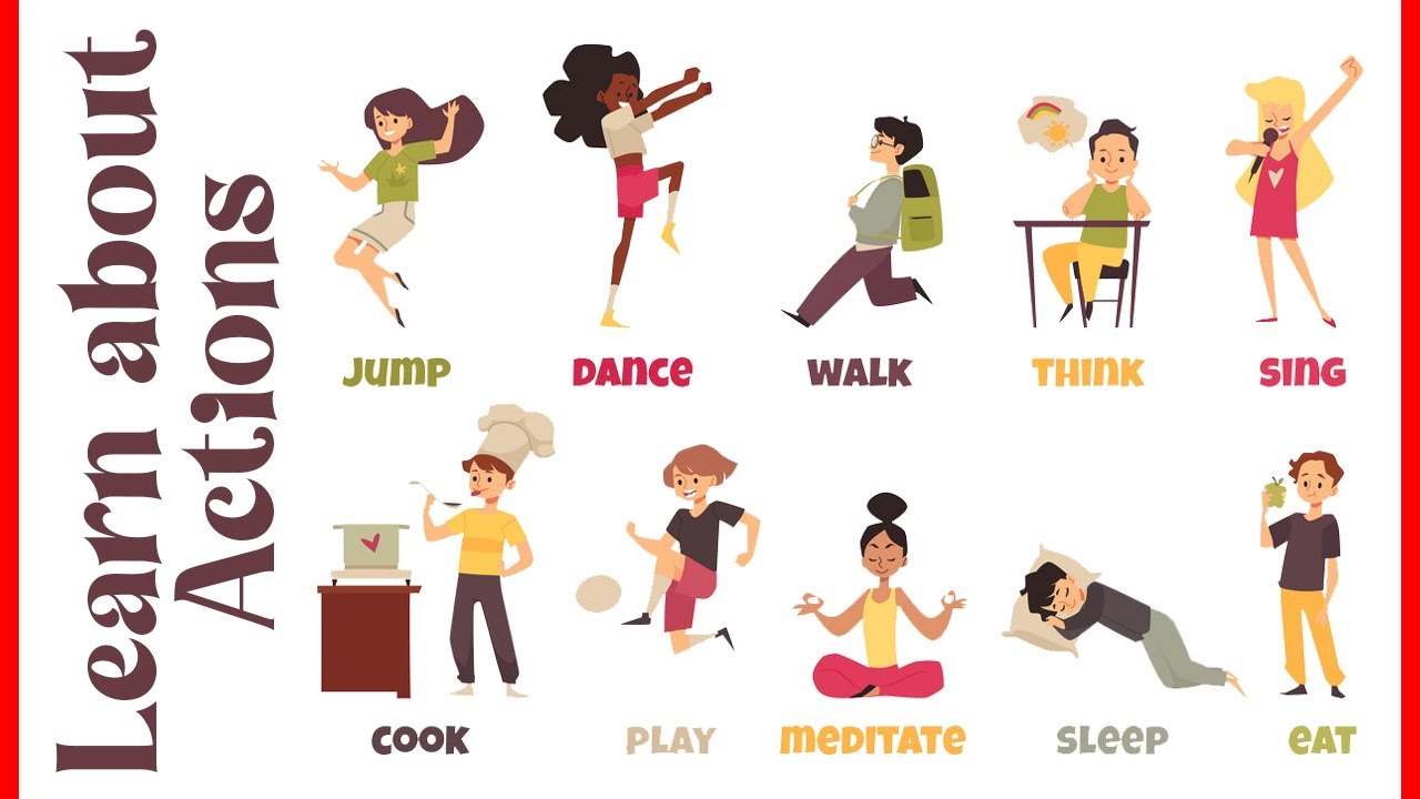 Learn About Actions | செயல்கள் | Preschool Learning Videos For Kids ...