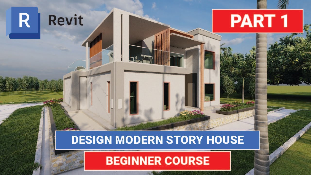Beginner Revit Modern STORY Project Made Easy! - YouTube