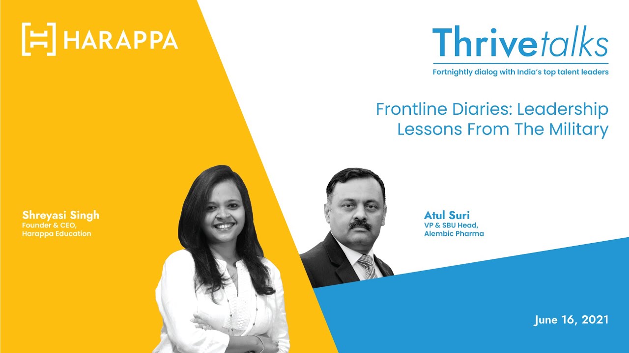 Thrive Talks by Harappa | Shreyasi Singh in conversation with Atul Suri - YouTube