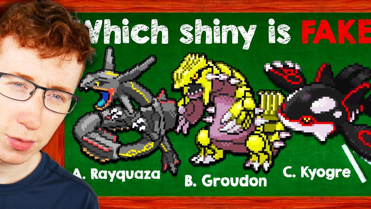 The Shiny Pokémon quiz 93% of players fail - YouTube