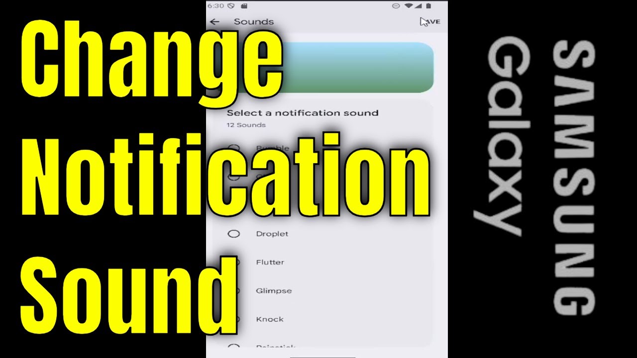 How to Change Default Notification Sound in Samsung Galaxy [Guide ...