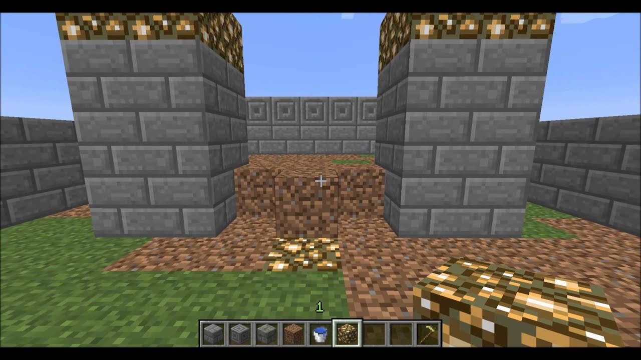 Automatic Minecraft Wheat Farm Design - YouTube