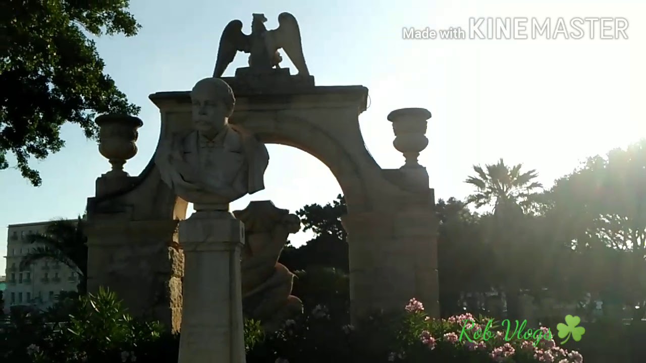 Beautiful Malta (mall park Valletta) - YouTube