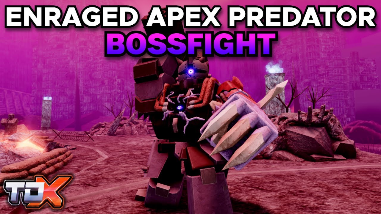 TDX Enraged Apex Predator Boss Fight (Wave 4) | Halloween 2024 Chapter ...