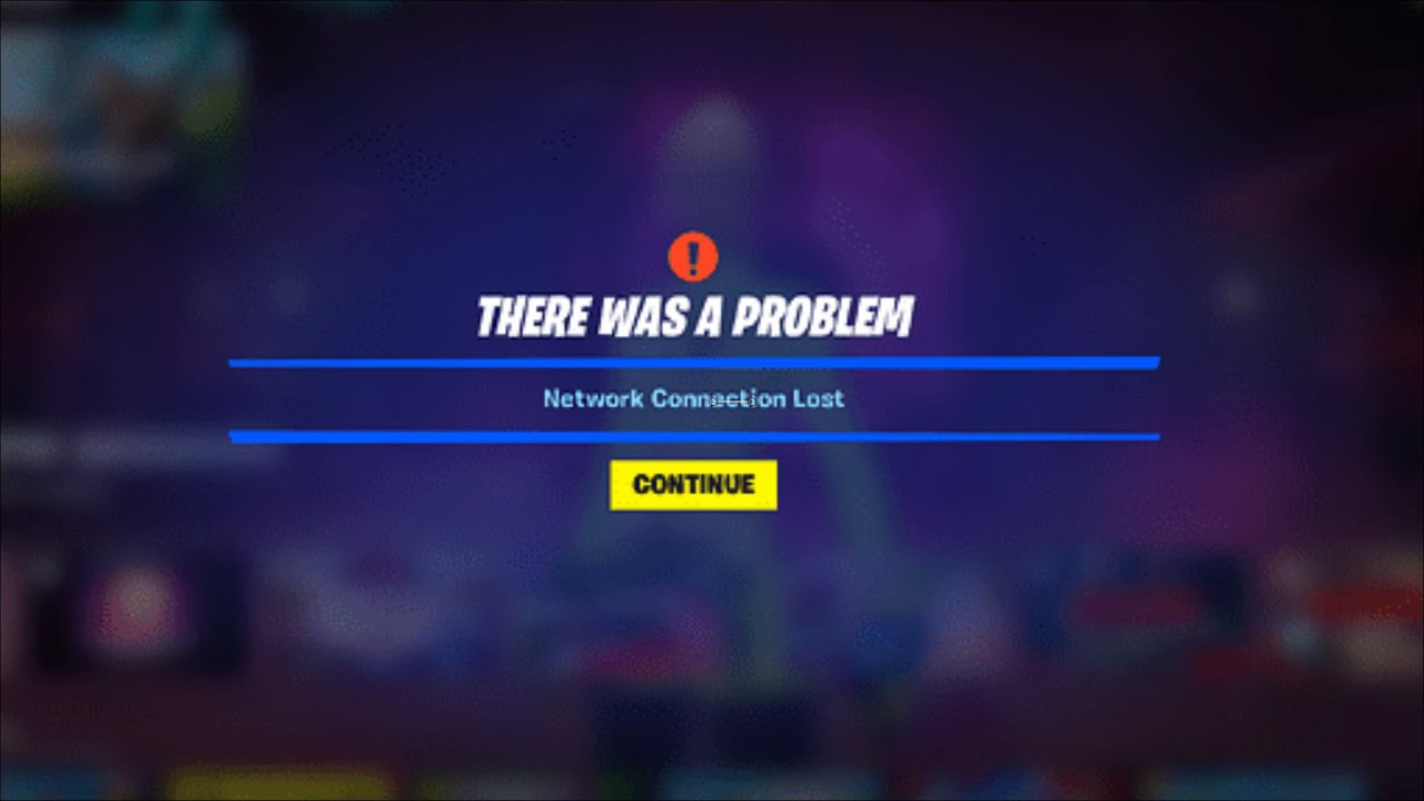 THERE WAS A PROBLEM - Network connection lost - YouTube