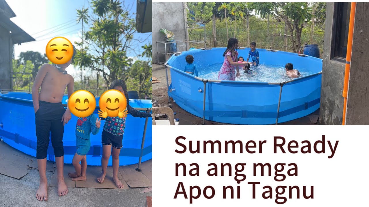 Paano magSet up ng Pool sa Bahay |Sulit ang Pagod para sa mga Bata ...