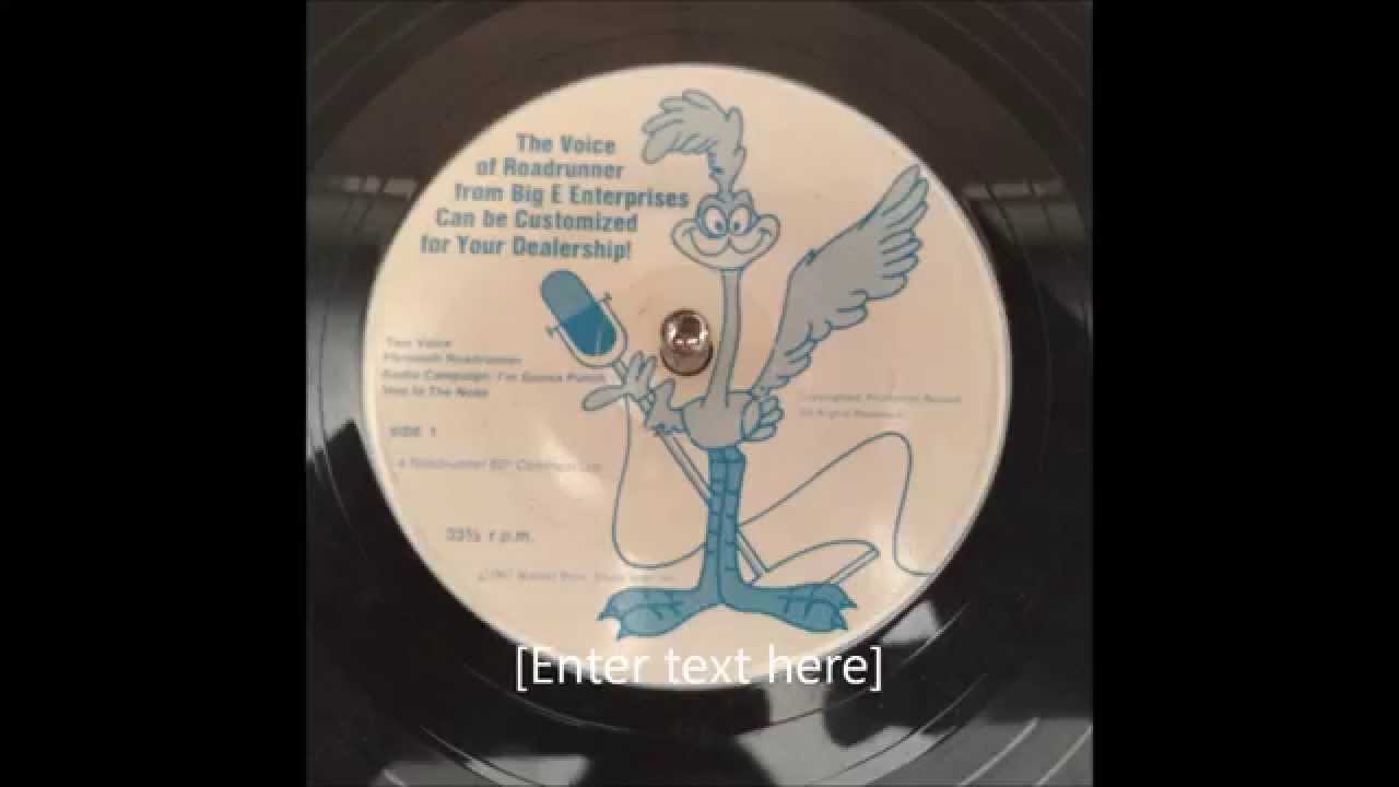 Road Runner Radio Commercials 1 - YouTube