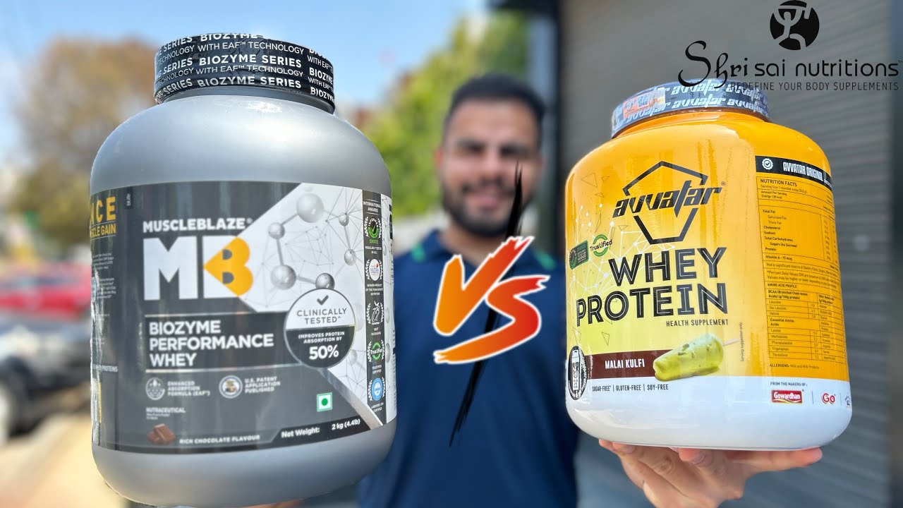 Muscleblaze Biozyme Whey VS Avvatar Whey Protein | Konsa Kare Choose ...