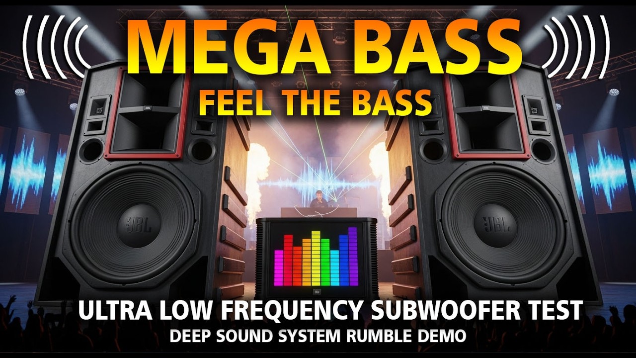 FEEL THE BASS 🔊 ULTRA LOW FREQUENCY SUBWOOFER TEST & DEEP SOUND SYSTEM ...