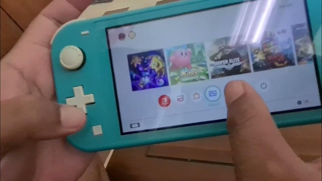 cara membuka aplikasi dbi installer Nintendo switch lite cfw - YouTube
