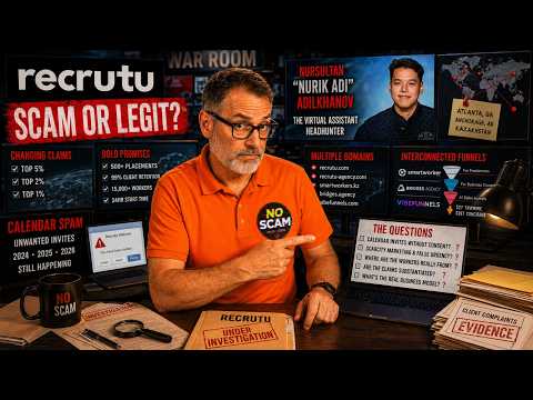 Recrutu Scam or Legit? Nurik Adi, Calendar Spam & Virtual Assistant Red Flags