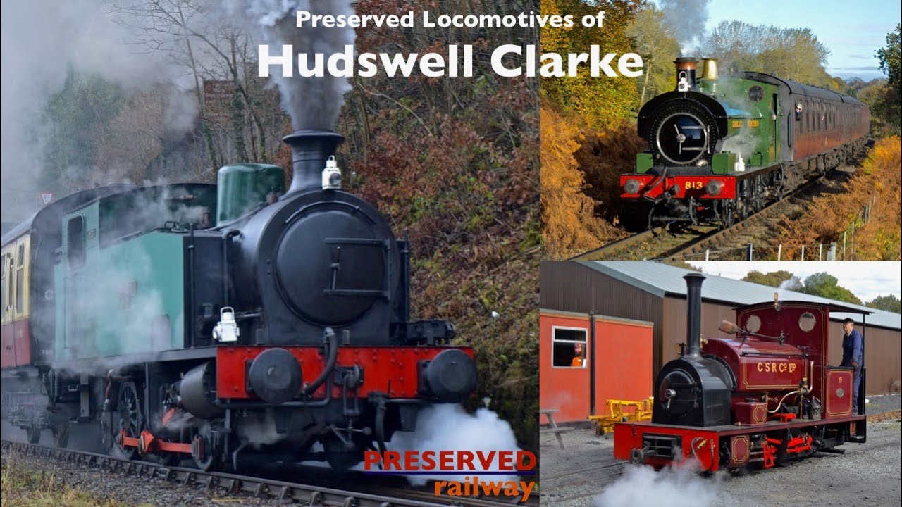 Preserved Locomotives of Hudswell Clarke - YouTube