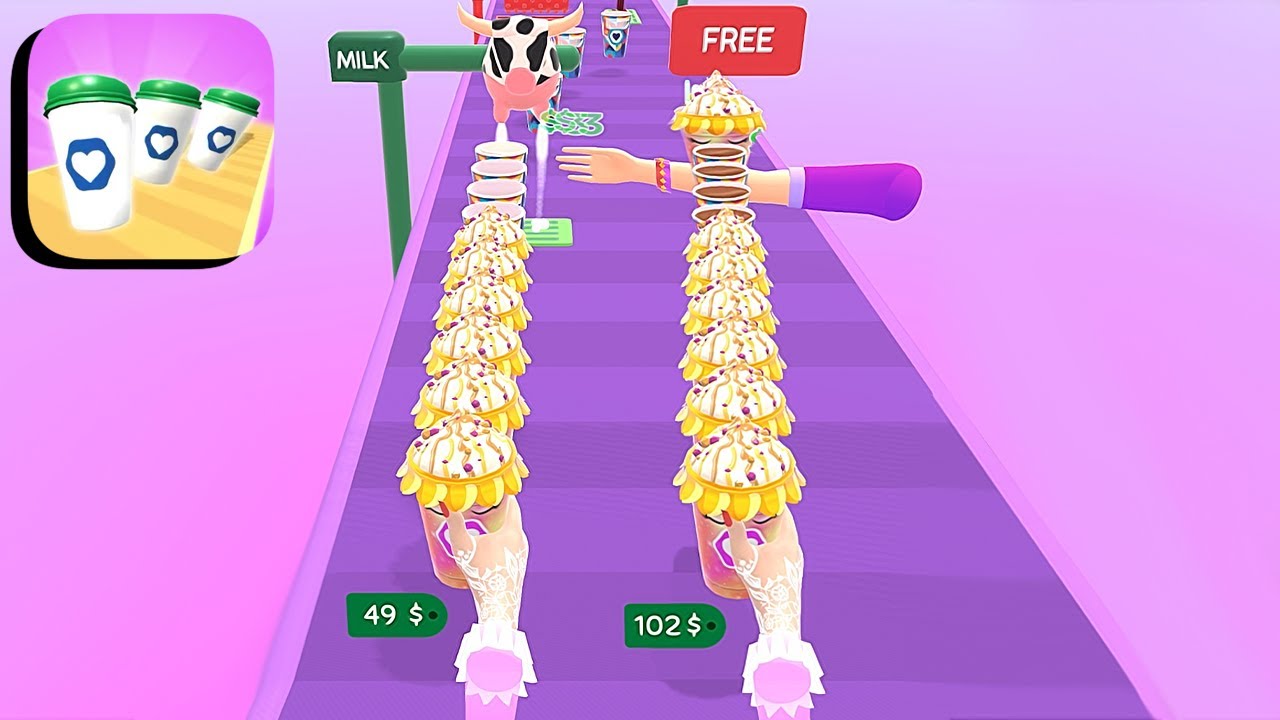 Coffee Stack Gameplay | All Levels 65-75 - YouTube