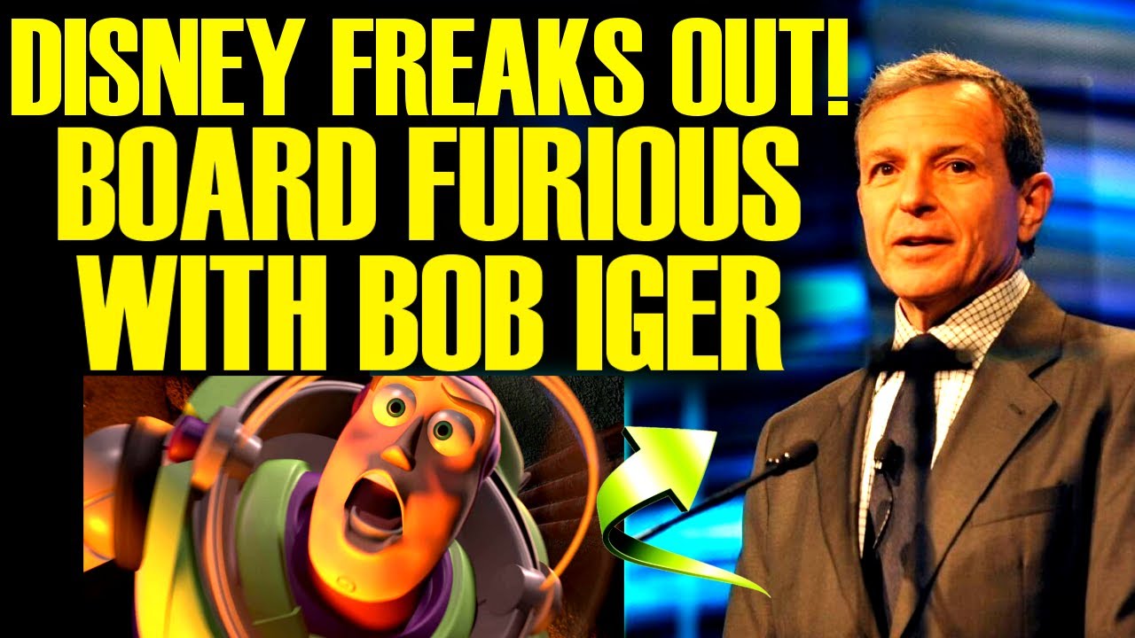 DISNEY FREAKS OUT! BOARD FURIOUS At Bob Iger In Meeting To Save ...