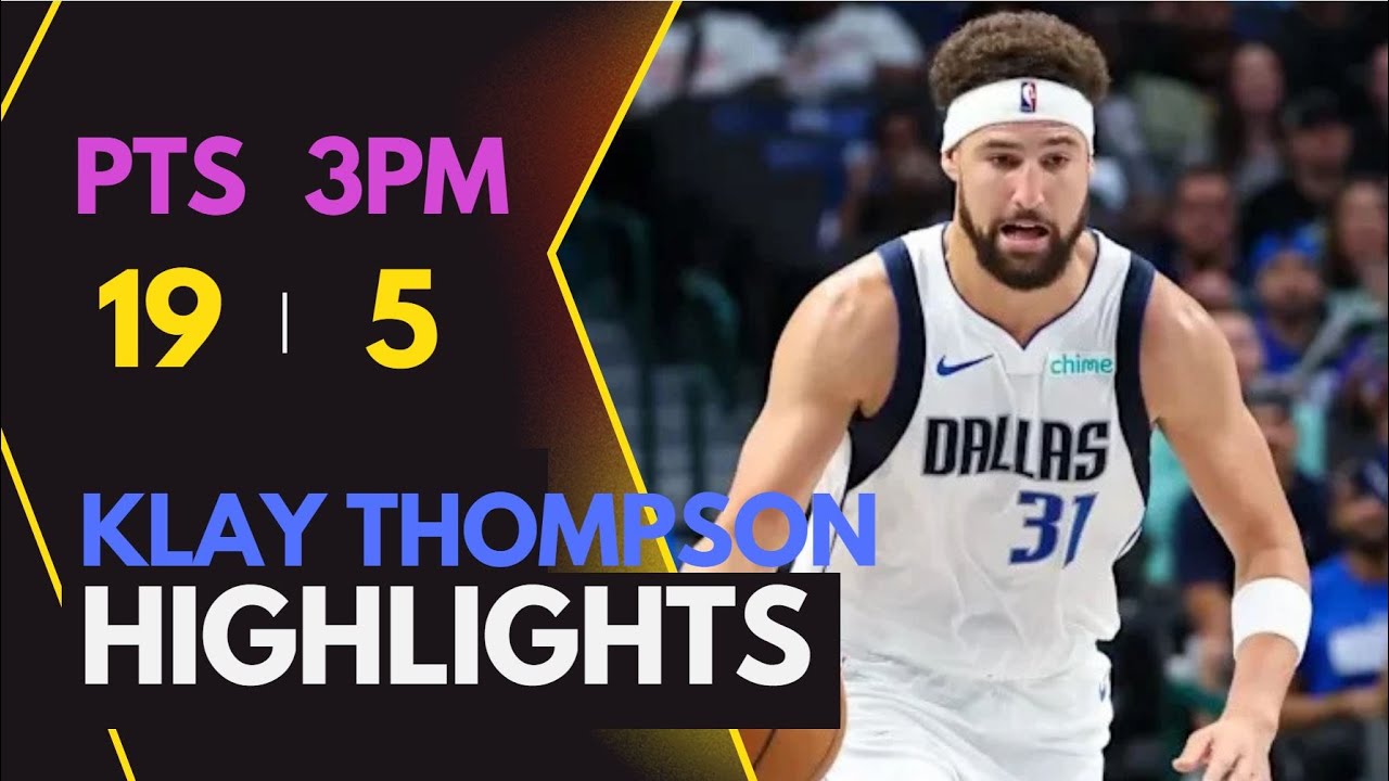 Klay Thompson Highlights(Dallas Mavericks vs Phoenix Suns October 26 ...