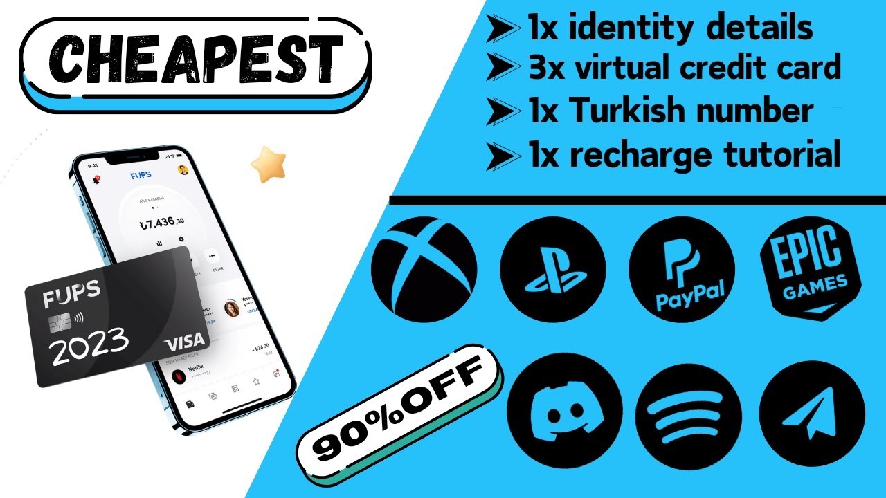 fups - how to get 90% cheap nitro with the turkish virtual card | get ...