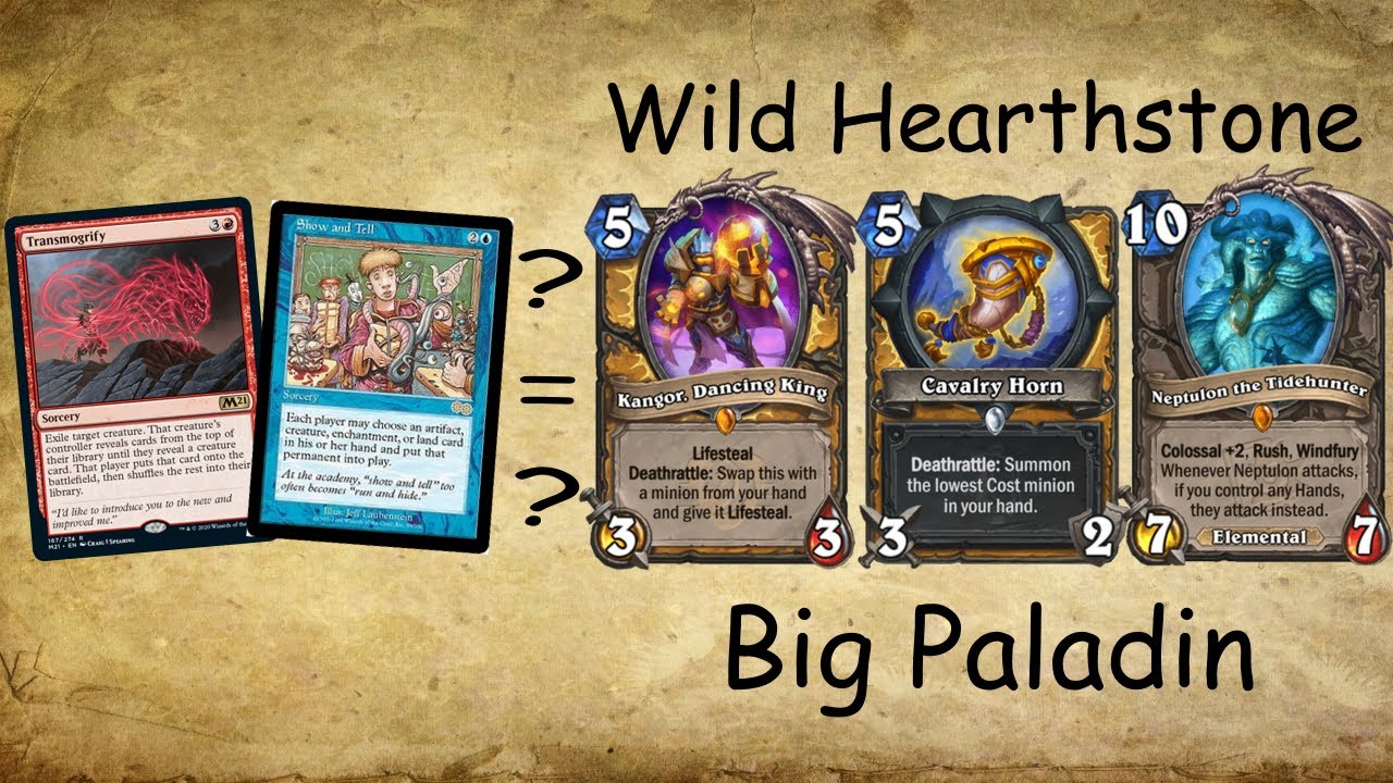 Wild[Hearthstone] - Big Paladin - Festival Of Legends - YouTube