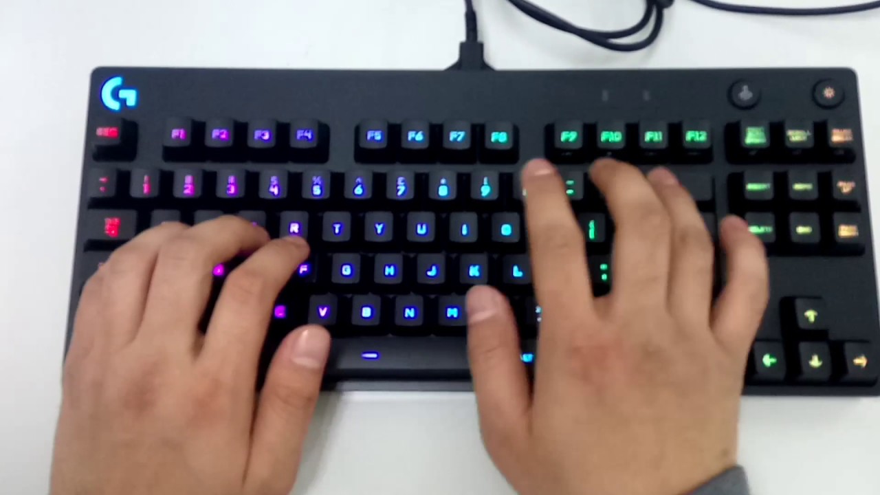 logitech gpro keyboard - YouTube
