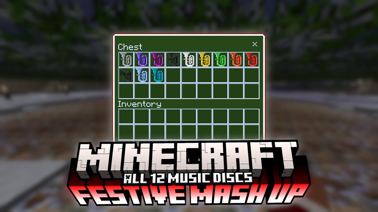 Minecraft Festive Mash-Up Pack: How to get all 12 music discs! - YouTube