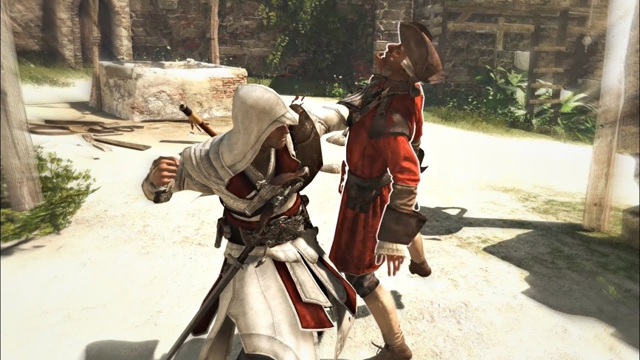Assassin's creed: Black flag stealth and combat gameplay(Ezio's outfit ...