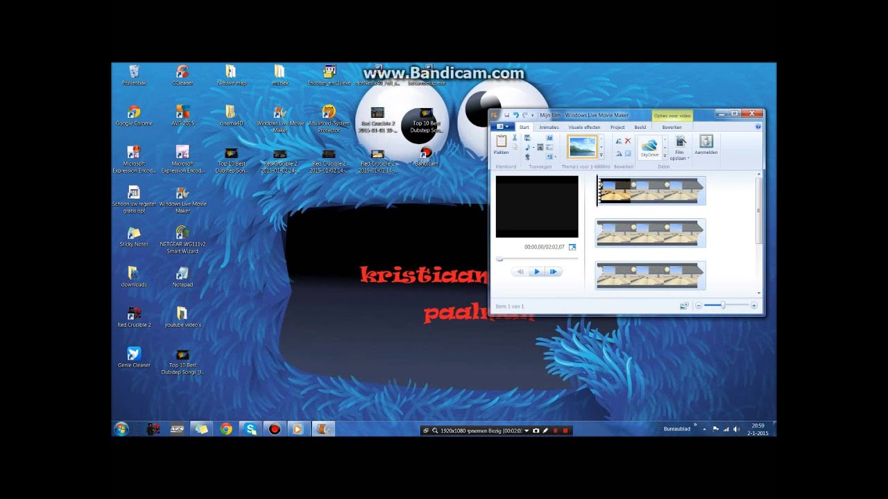 HOE MAAK JE EEN INTRO MET WINDOWS MOVIE MAKER - YouTube