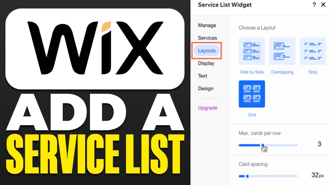 How To Add a Service List To Your Wix Website (2025) - YouTube