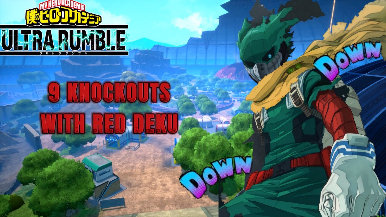 MY HERO ULTRA RUMBLE, one of my best game with red deku - YouTube