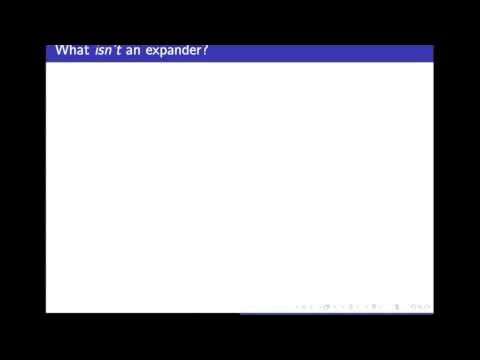 Expander Graphs - A very brief introduction - YouTube