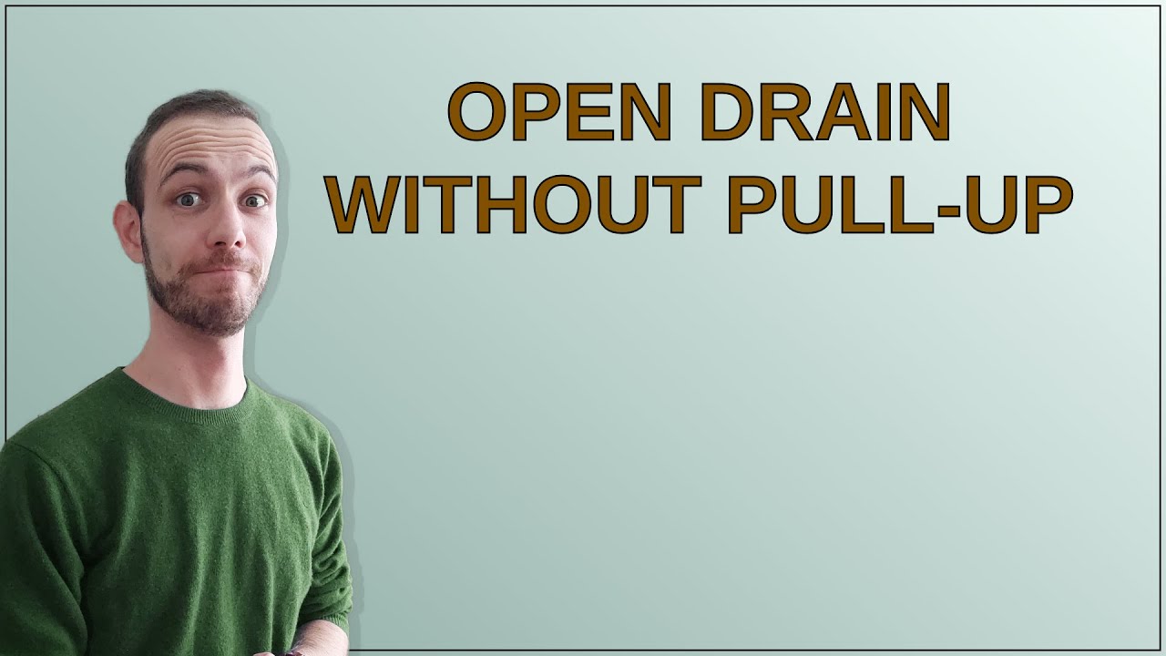 Arduino: Open drain without pull-up - YouTube