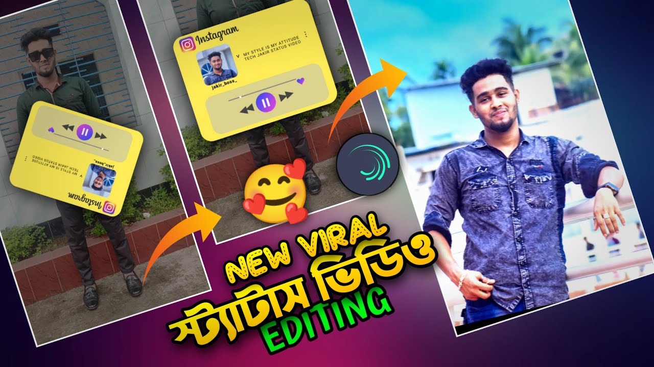 New Photo Moving Viral Status Video Editing - YouTube