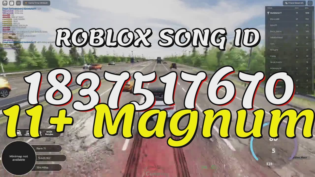 11+ Magnum Roblox Song IDs/Codes - YouTube