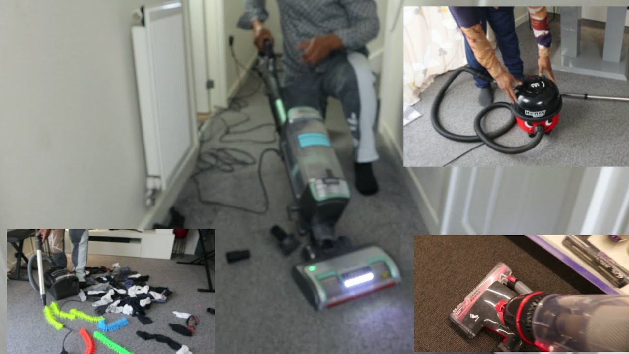 Vacuuming With Numatic Henry Turbo 160, Miele C3, and Shark Upright ...