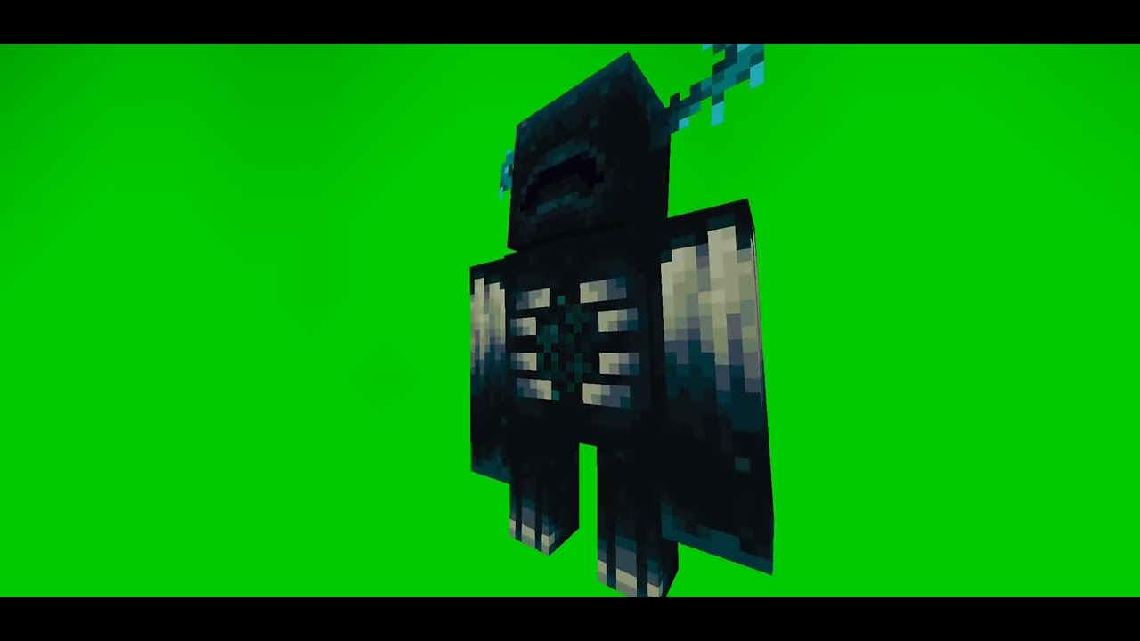 Warden with green screen victor minecraft - YouTube