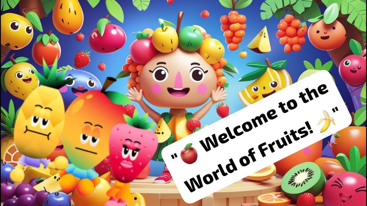 "25 Amazing Fruits for Kids | Fun Fruit Adventure! 🍎🍌🍇 | Learn and Play ...