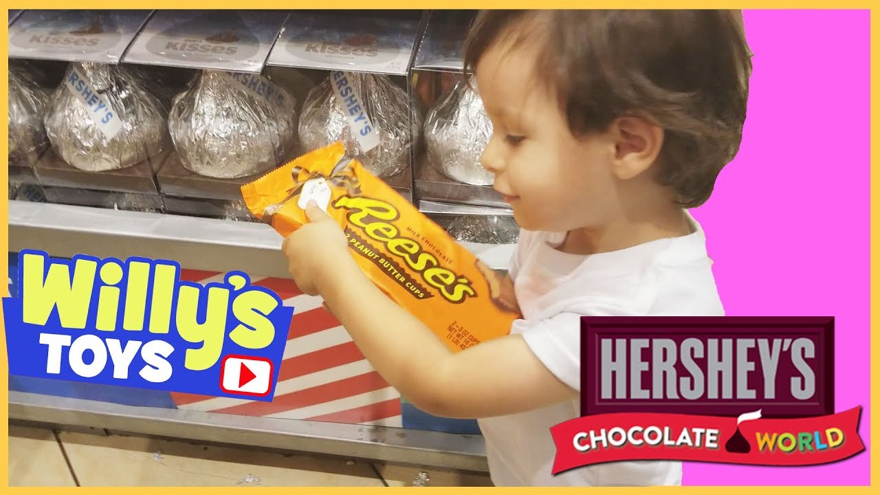 Kid at Hershey's Chocolate World in Time Square NYC New York - CANDY ...