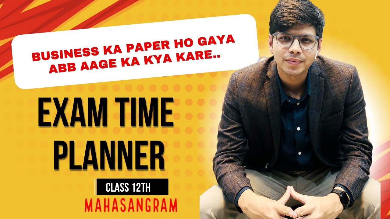 🚀 Maximize Your Study Time: Exam Planner for Class 12 CBSE Students | Ca Gautam Jain - YouTube