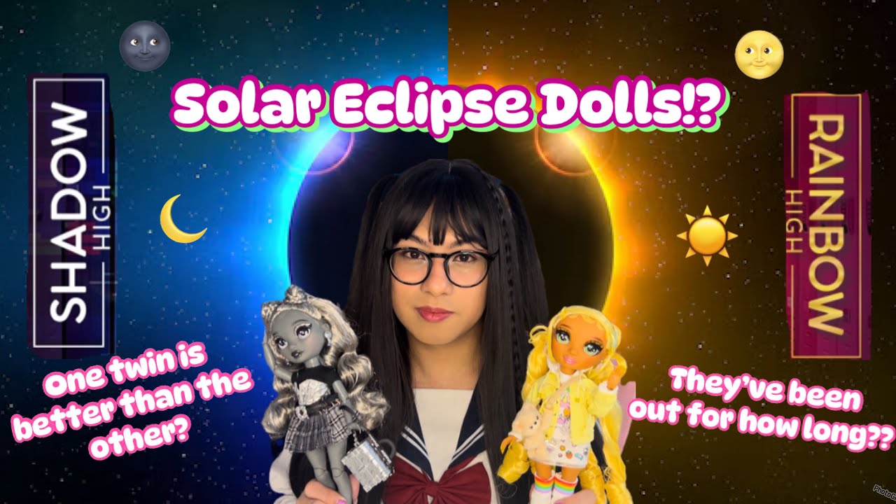 Sunny and Luna giving Solar Eclipse!! | Rainbow x Shadow High - YouTube