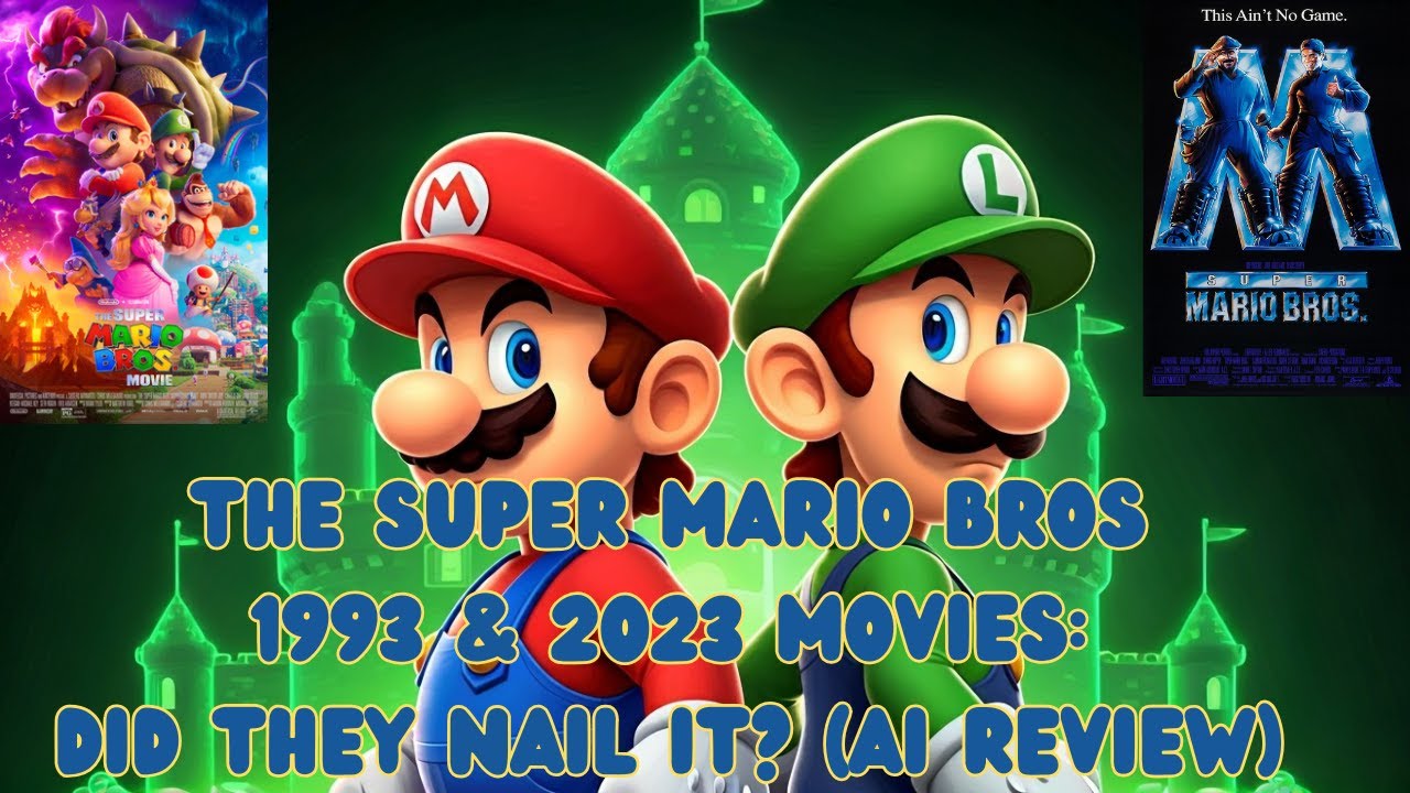 The Super Mario Bros 1993 & 2023 Movies: Did They Nail It? (AI Review ...