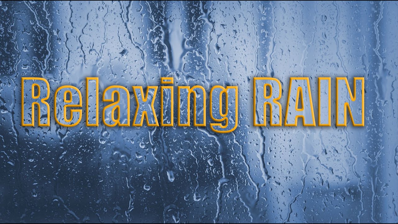 Relaxing Rain through Window for Stress Relief, Focus, Study ...