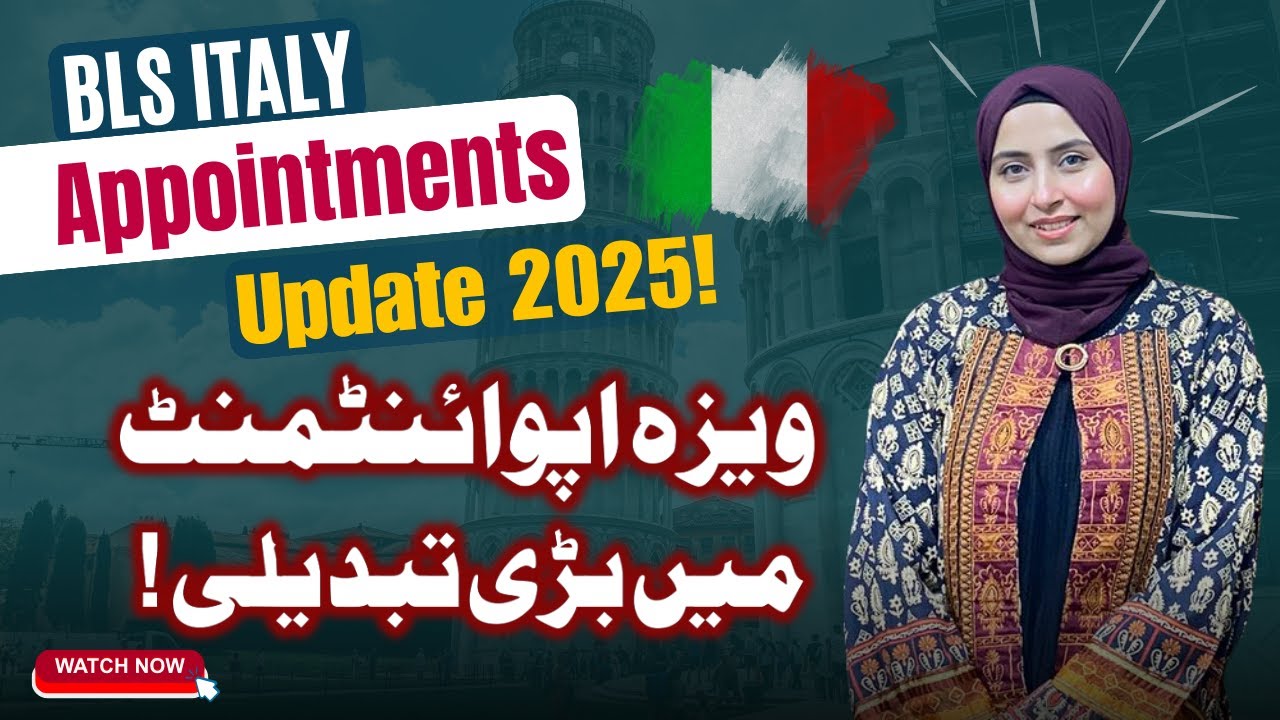 BLS Italy Appointment Update 2025 | Study Free In Italy 2025 ...